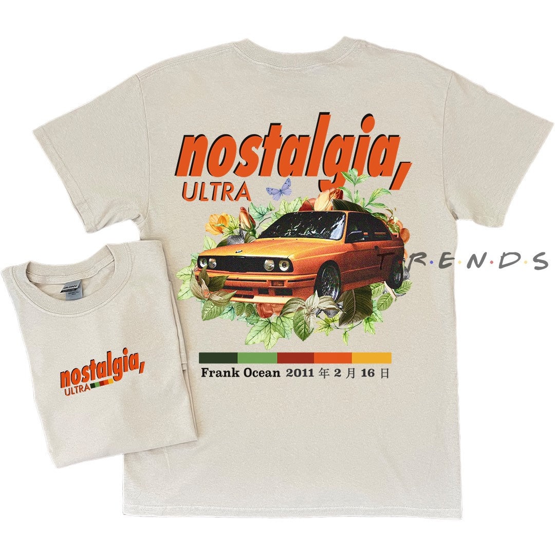 NOSTALGIA ULTRA Front & Back Design Short Sleeve Shirt Blond Album ...
