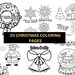 20 Christmas Coloring Pages, Christmas Activities, Christmas Printable ...