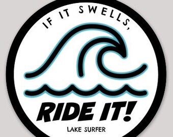 Wake Surf Sticker - Etsy