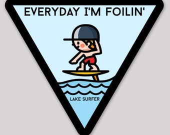 Wake Surf Sticker - Etsy