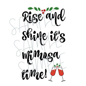 Mimosa Svg | Christmas | Cheers | Holiday Wine Bag | Funny | Digital ...