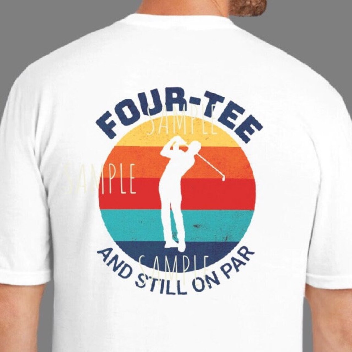 Four-tee Birthday Forty Birthday Party 40th Golf Golfer Golfing on Par ...