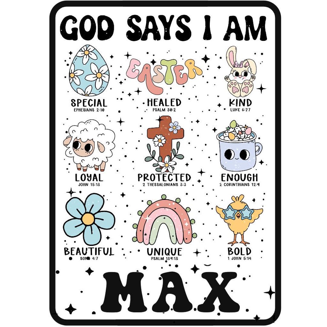 God Says I Am Puzzle | Personalized Gift | Faith Present | Custom ...
