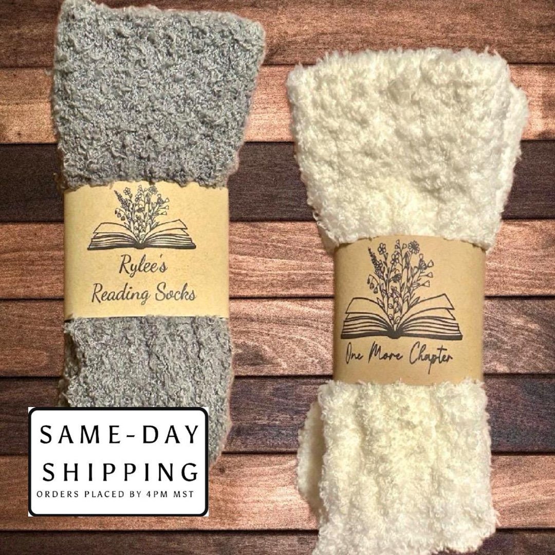 Book Lover Gift Socks | Socks for Gifts | Sweater Socks | Just One More ...