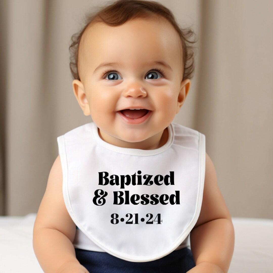 Baby Baptism Present | Christening Gift | Baptized and Blessed ...