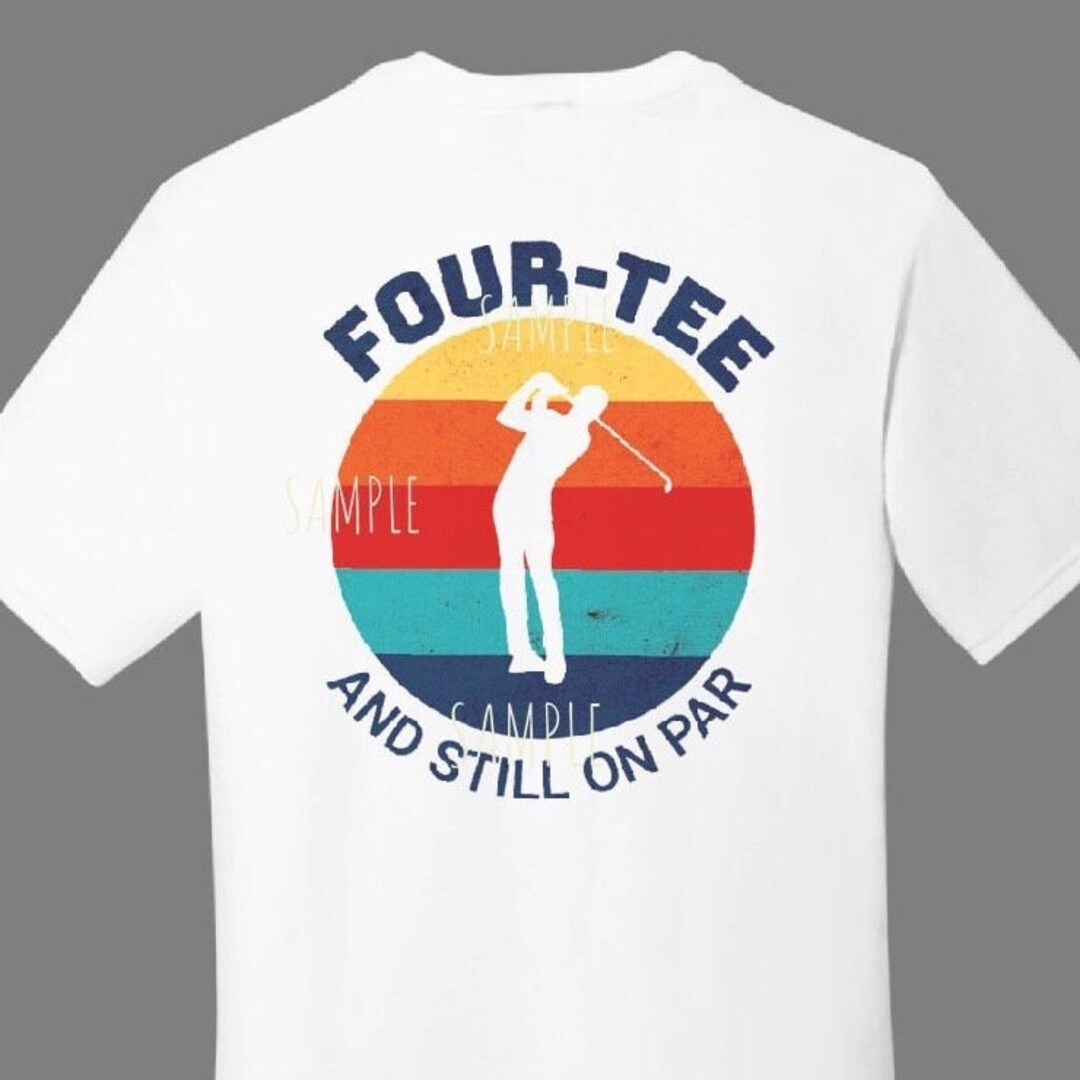40th Birthday | Forty | Golf | Four Tee Shirts | Over the Hill | 40 ...