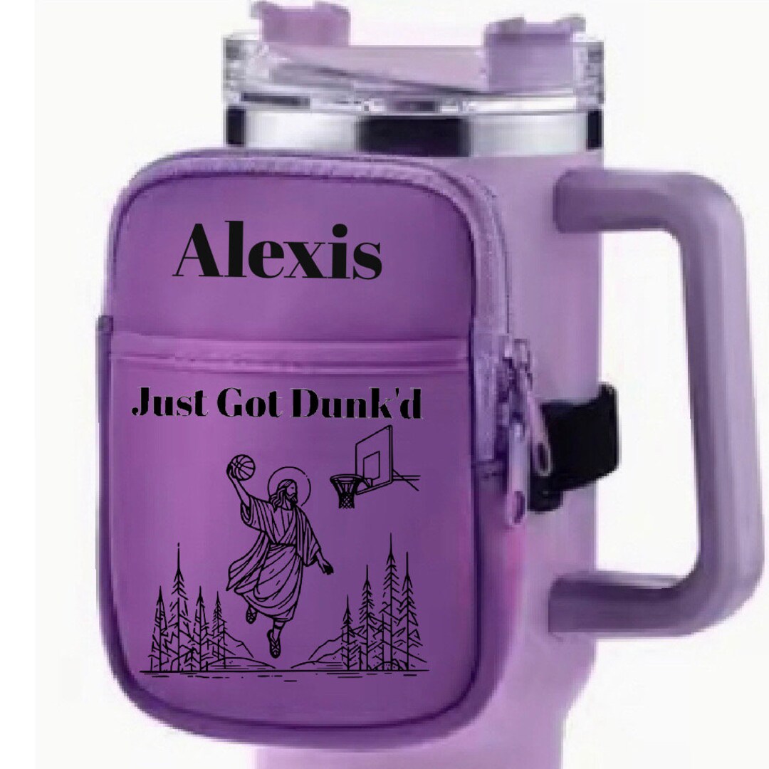 LDS Baptism Gift Just Got Dunked Adult Baptism Tumbler Bag Water Bottle ...