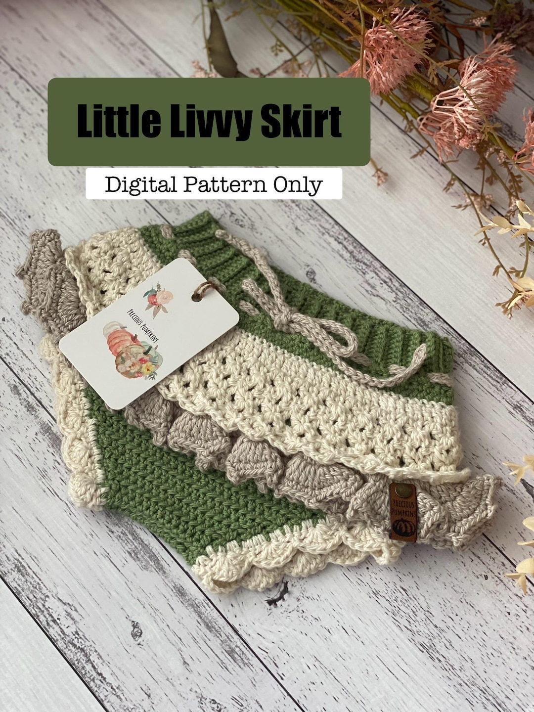 Vintage Crochet Baby Bloomers Skirt (pattern Only) - Etsy