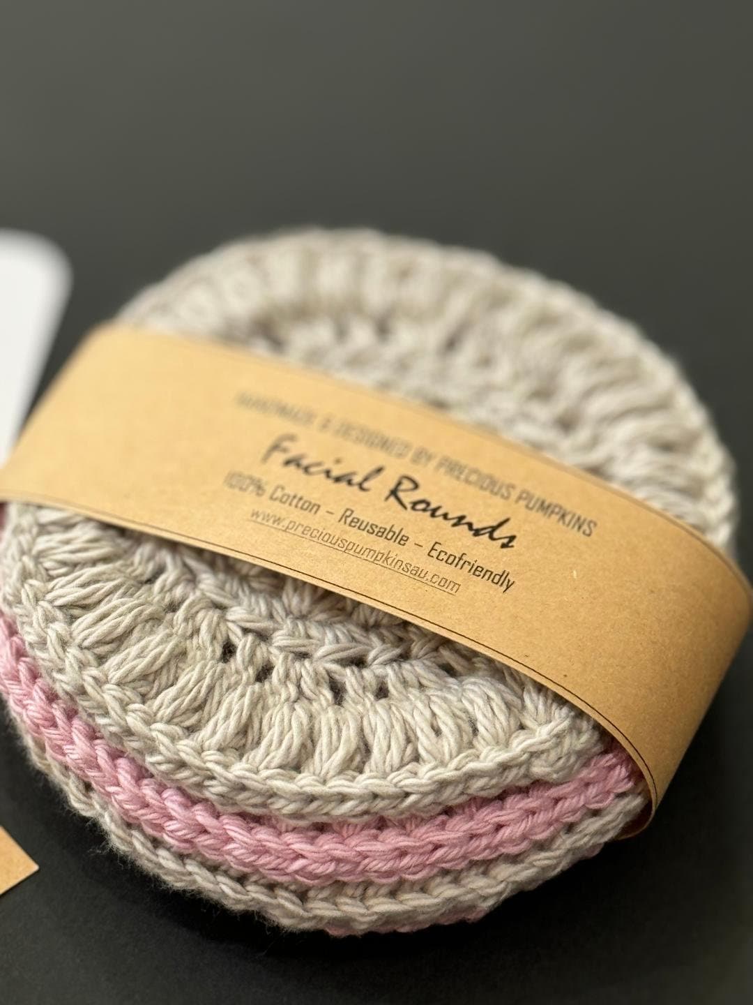 Easy Crochet Facial Rounds / Face Scrubbies With Cardstock Printables ...