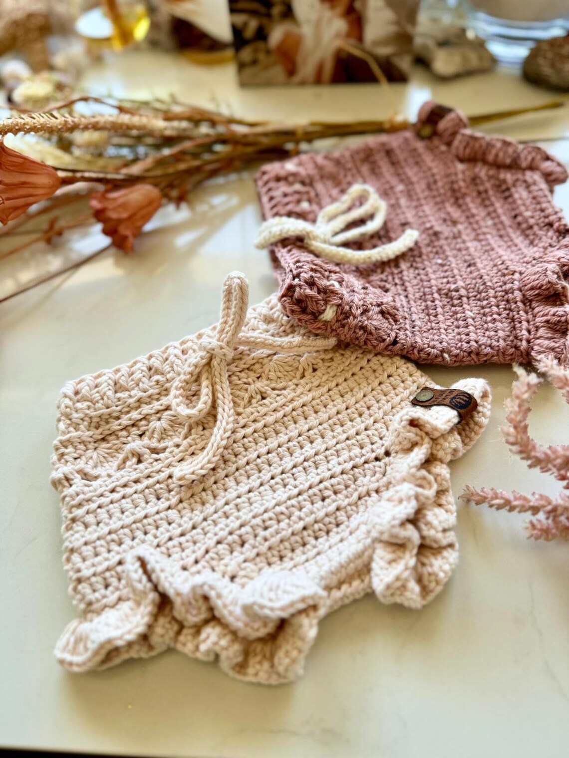 Ruffle Shorties / Crochet Bummies / Easy Baby Shorts / Nappy Pants ...