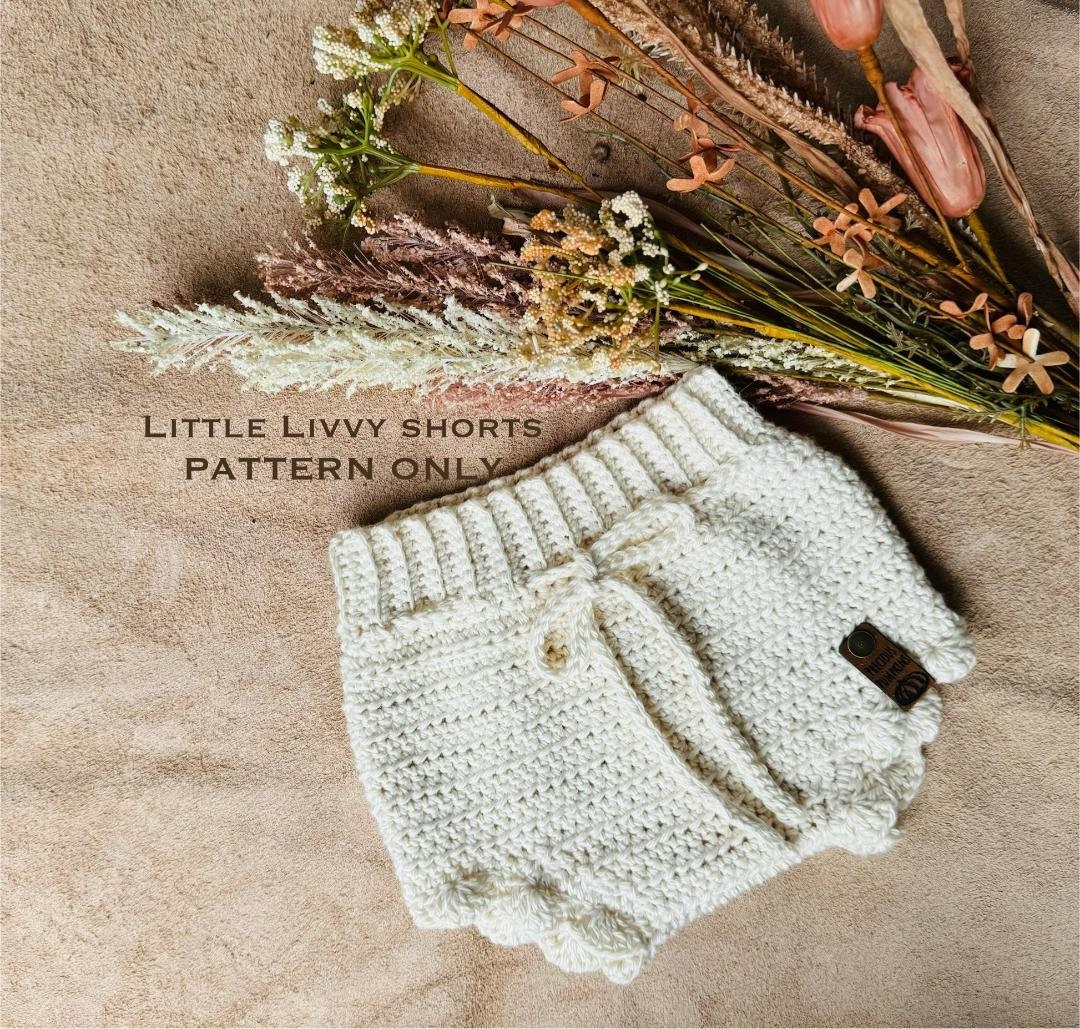 Vintage Crochet Baby Shorts / Nappy Pants (pattern Only) - Etsy