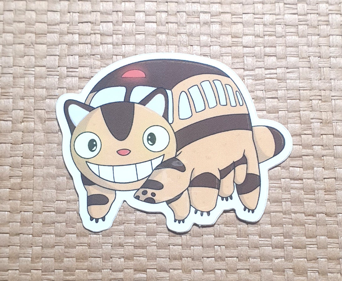 Catbus Anime Glossy Vinyl Sticker - Etsy
