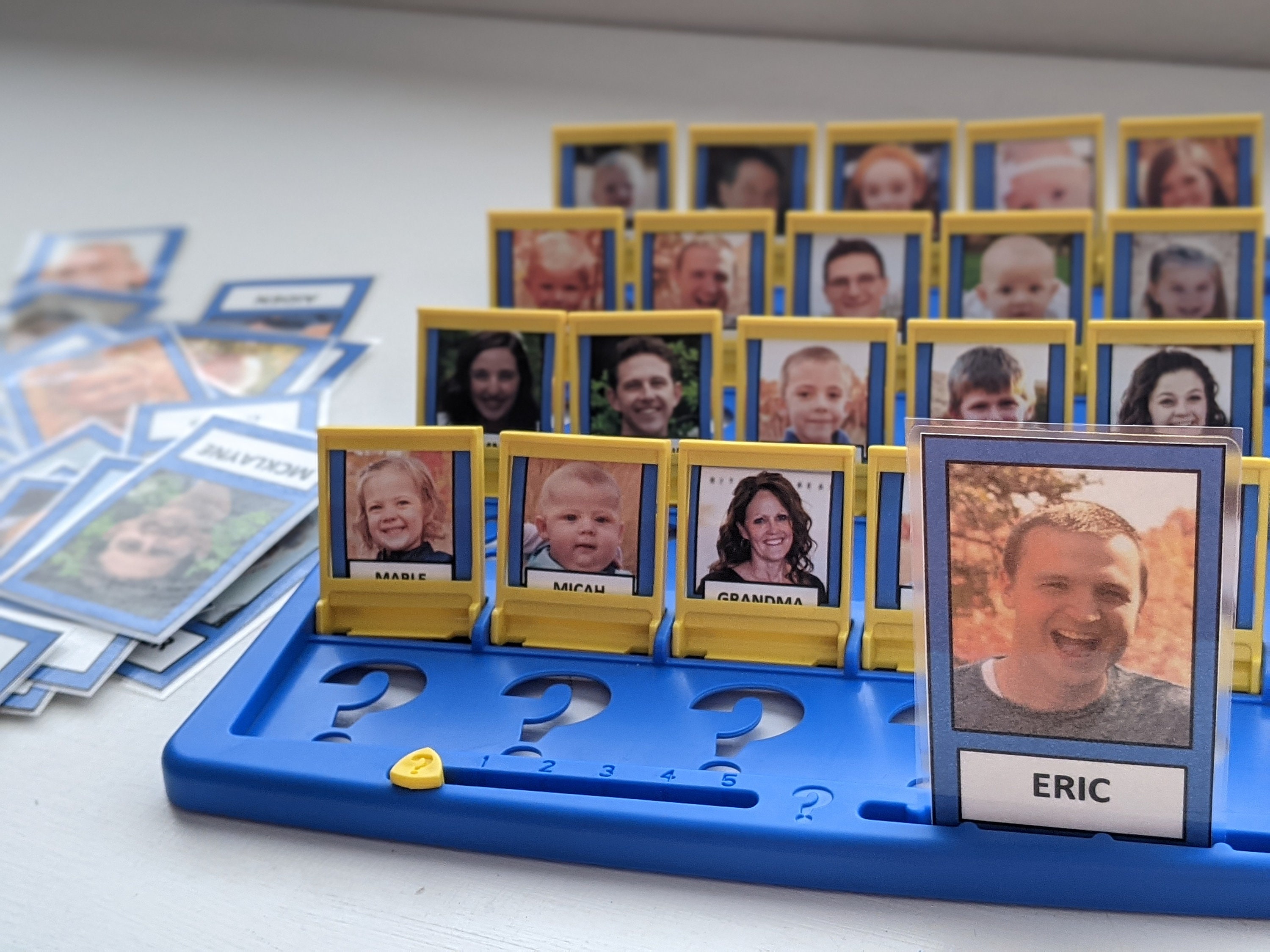 Guess Who Customizable Excel Template - Etsy