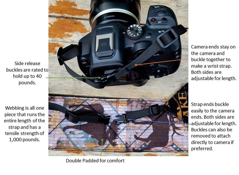 Colorado Sports Camera Strap Broncos, Avalanche, Nuggets, Rockies - Etsy
