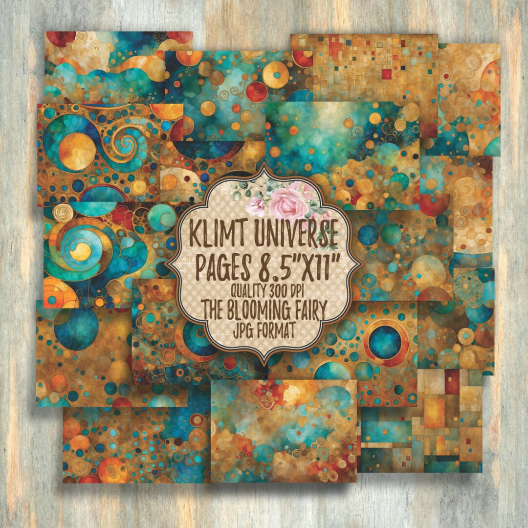 KLIMT Universe Pages, Klimt Universe Inspired Backgrounds, Klimt ...