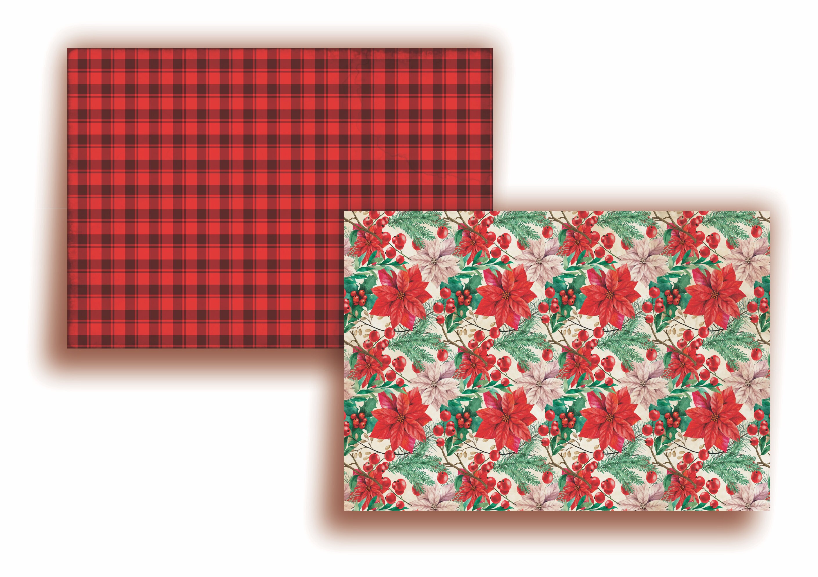 Vintage Christmas Backgrounds, Red Christmas Papers , Christmas ...