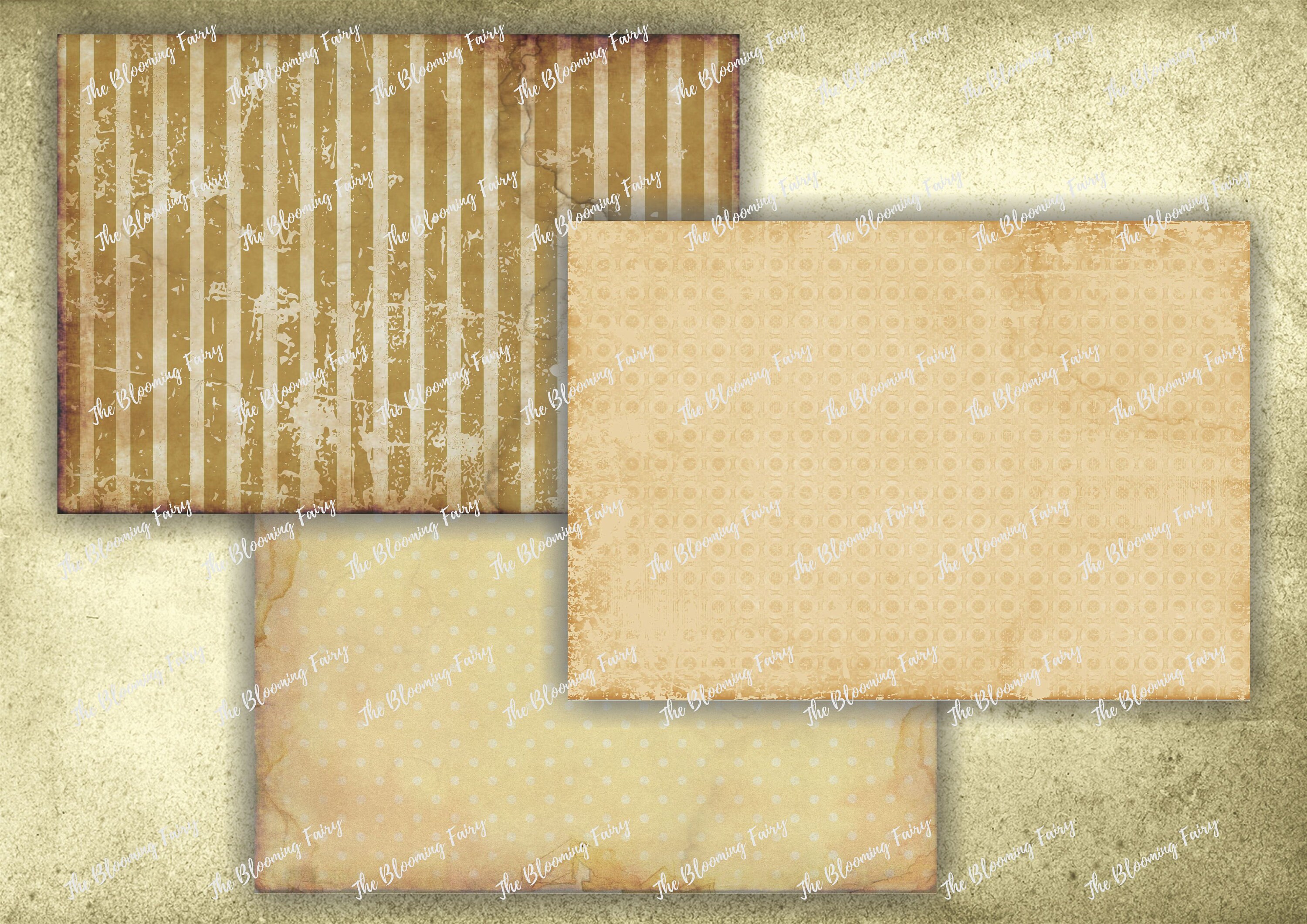 Beige Brownish Background Journal Pages, Brown Paper Pack, Scrapbook ...