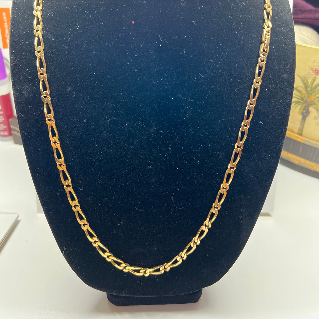 Vintage Monet Gold Chain Necklace - Etsy