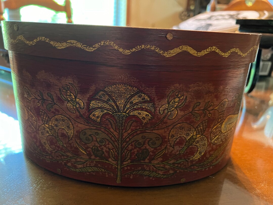 2 Vintage Oval Boxes, Wilton & Lee, Levender - Etsy