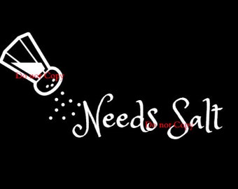 Chef Svg, Chef Png, Needs Salt Svg Cricut, Chef Sublimation Designs ...