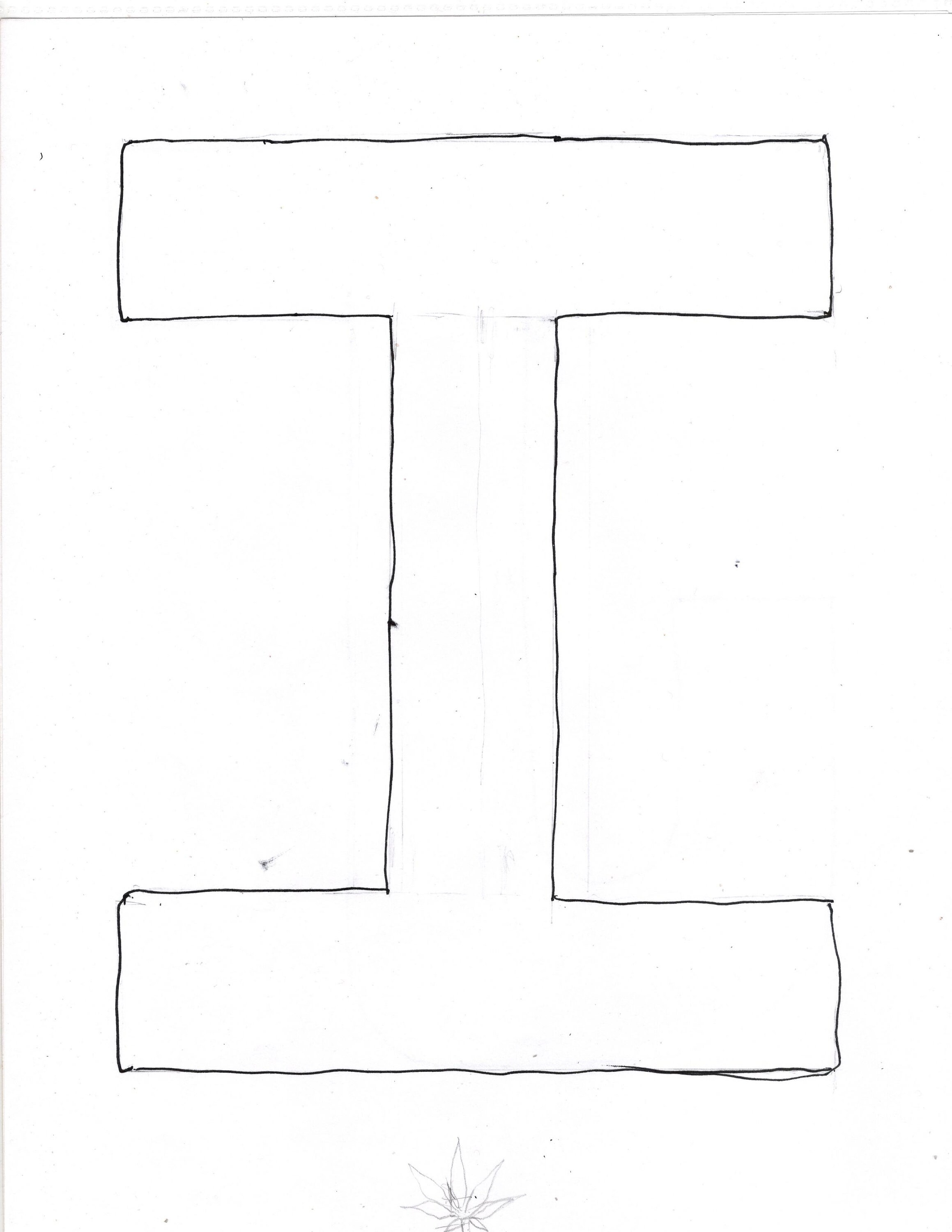 Template--letter I - Etsy