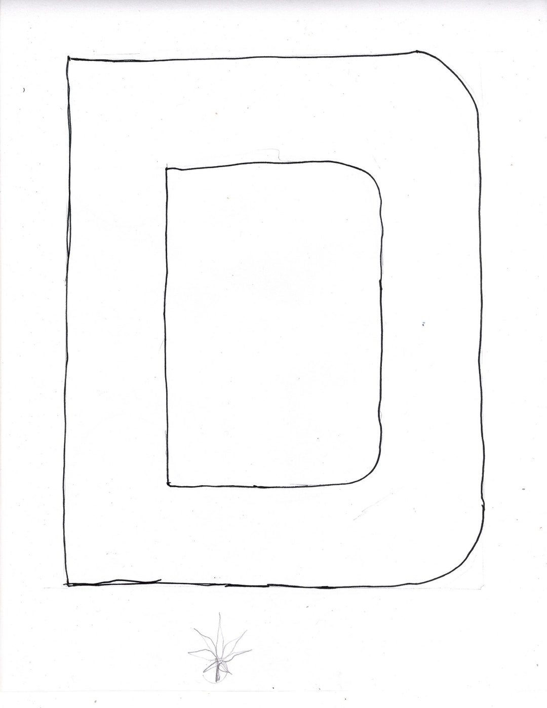 Template--letter D - Etsy