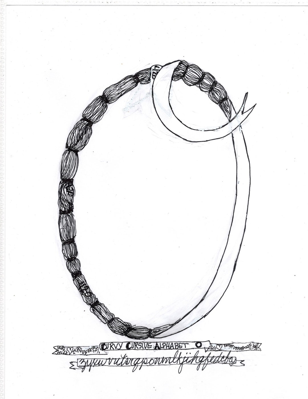 Curvy Cursive---o - Etsy