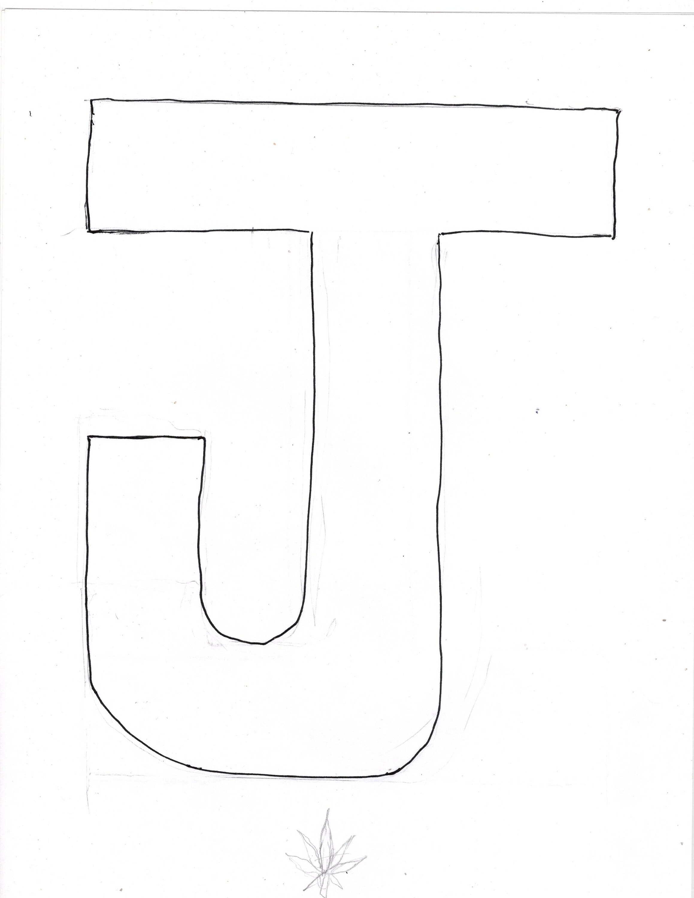 Template--letter J - Etsy