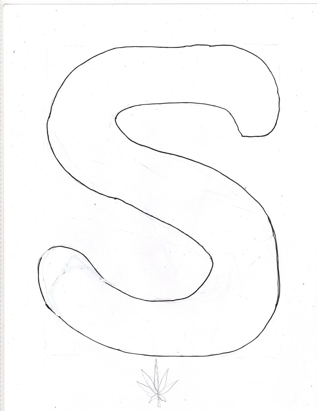 Template--letter S - Etsy
