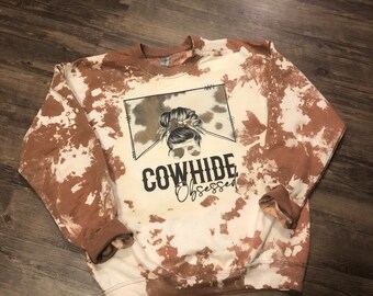 Cowhide Obsessed - Etsy