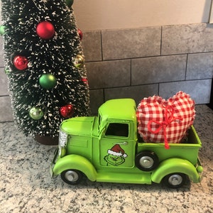 Grinch Inspired Truck | Metal Truck | Your a Mean One | Tiered Tray ...