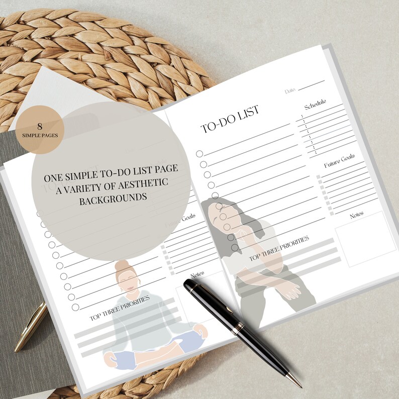 Aesthetic Daily To-do Lists That Girl Aesthetic Simple To-do List ADHD ...