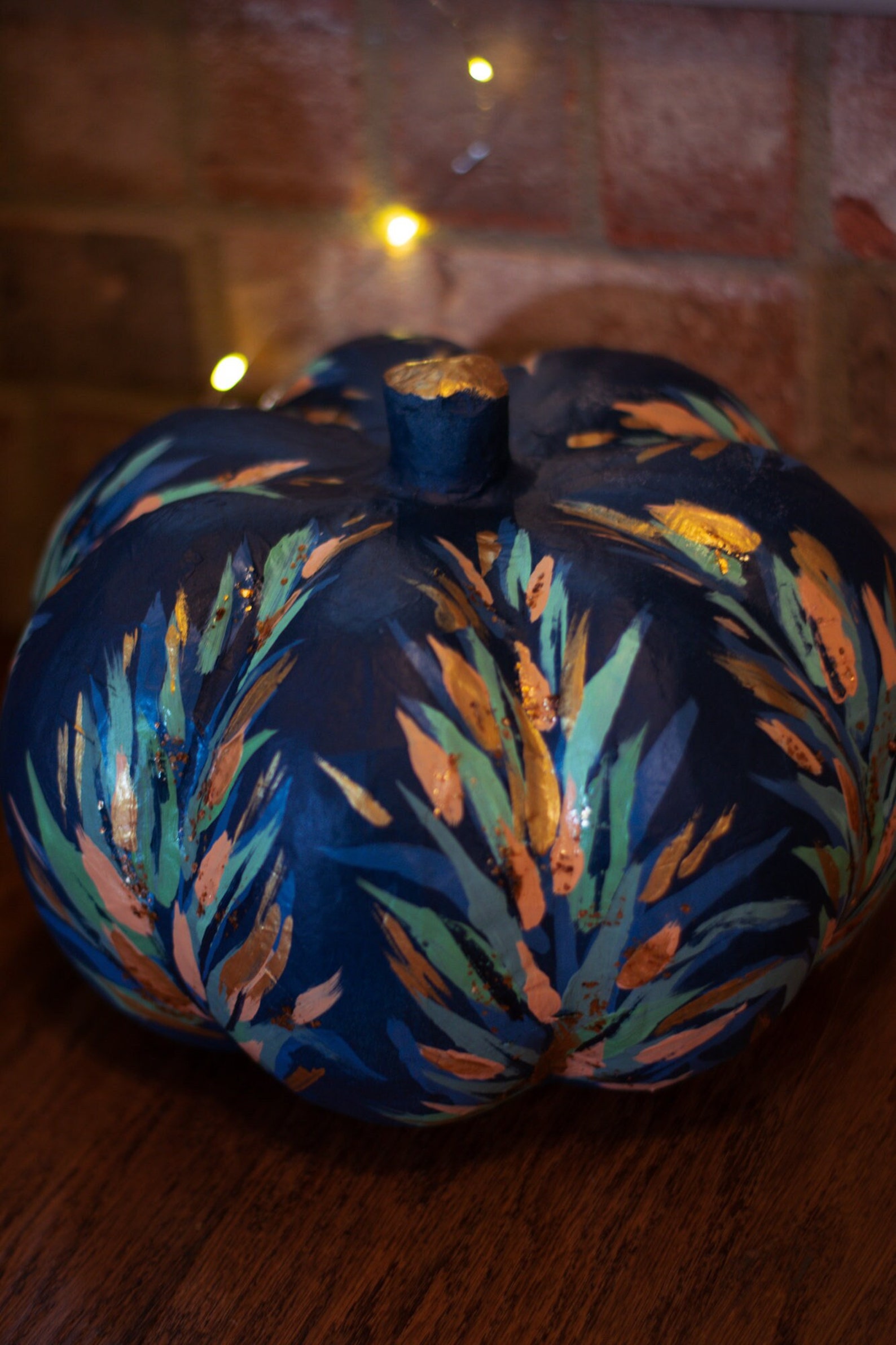 Painted Pumkin Decor/pumpkins/fall Decor - Etsy