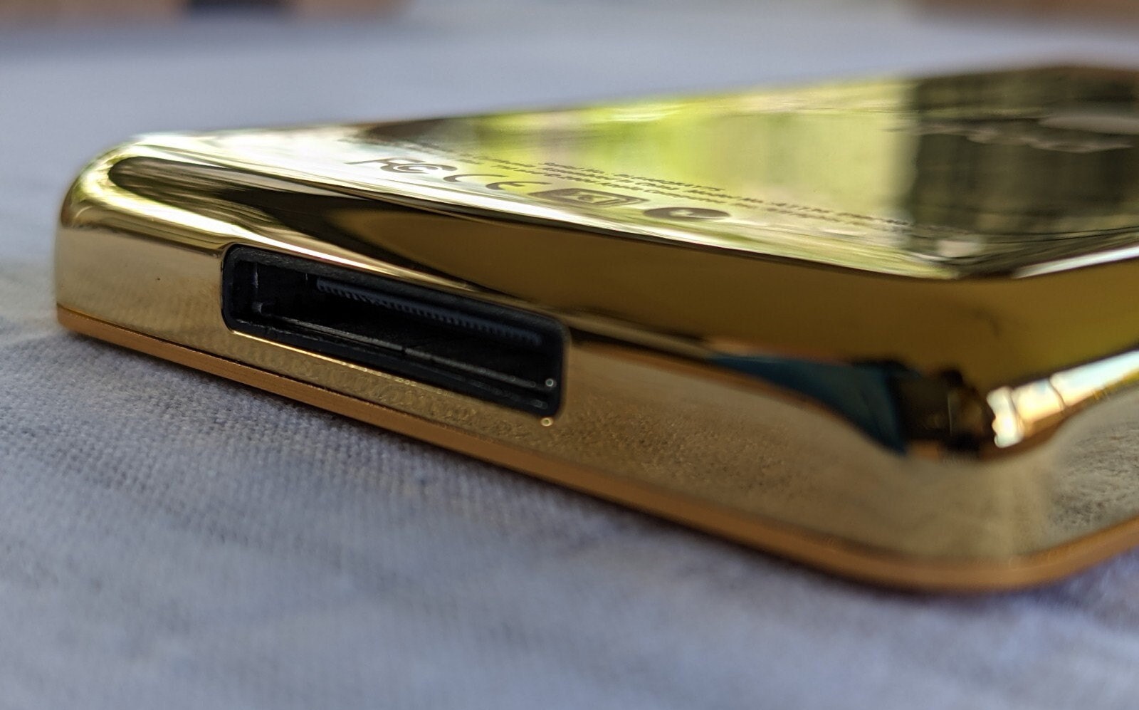 Apple Ipod Classic 7th Gen Luxpod Full Gold 256GB-1TB Flash Modded ...