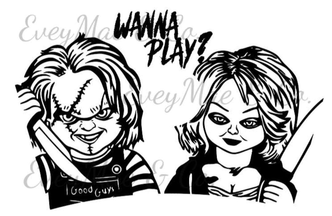 Starbucks Chucky Bride of Chucky 24oz Tumbler Wrap Svg. SVG - Etsy