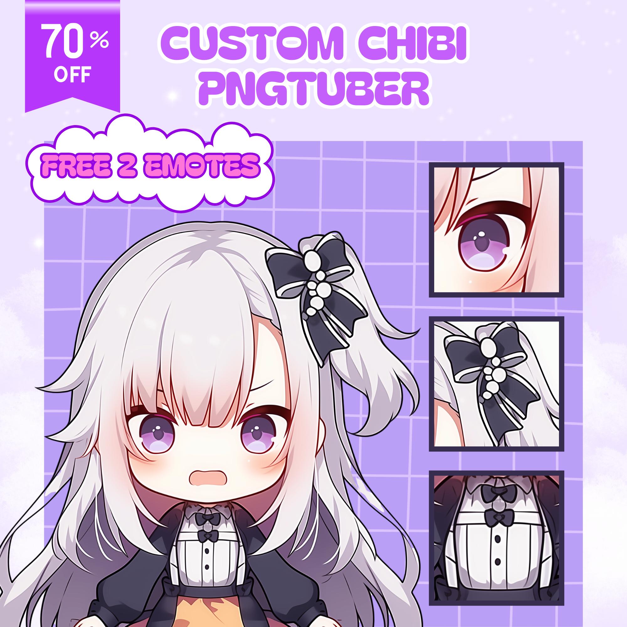 CUSTOM CHIBI PNGTUBER, Pngtuber, Chibi Pngtuber, Chibi, Pngtuber Model ...
