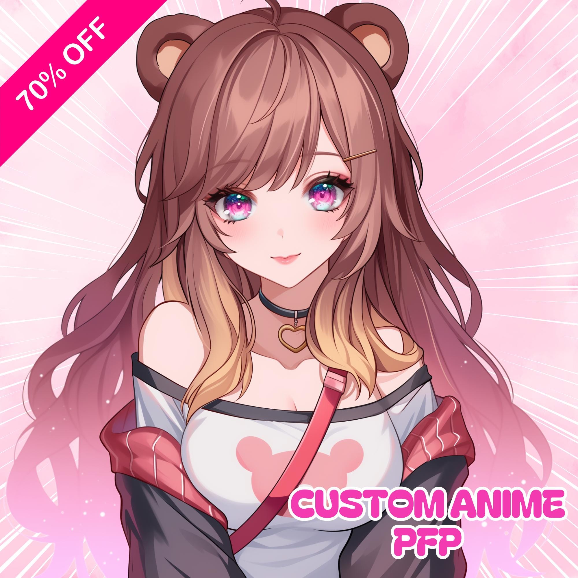CUSTOM Anime PFP, PFP Anime Commission, Pfp, Anime Pfp, Vtuber Pfp ...