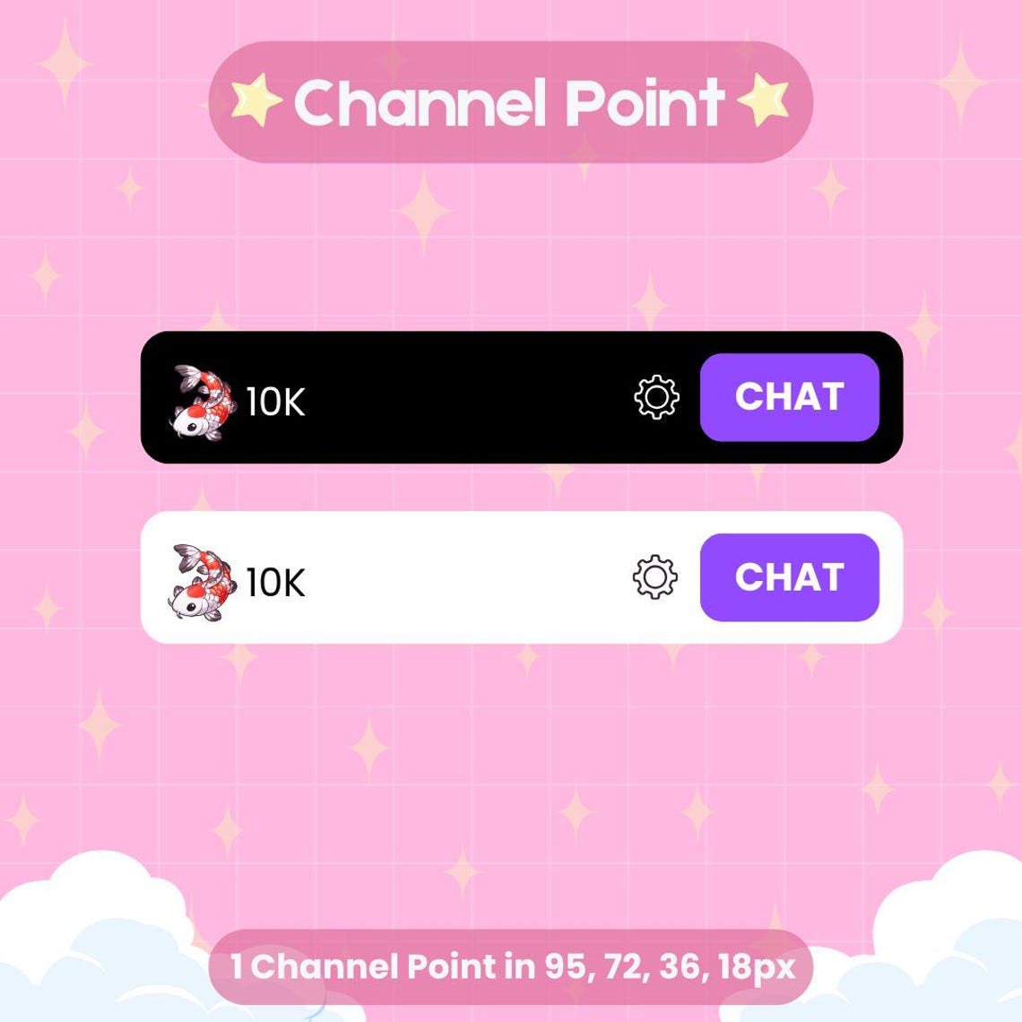 Koi Fish Twitch Channel Points Icon | Twitch Channel Point Icon ...