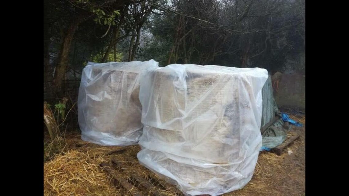Recycled Plastic Waterproof Horse Hay Big Bale Cover Bag 4FT 5FT Extra ...