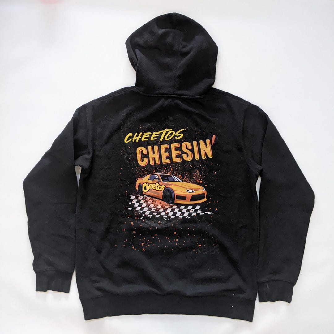 Cheetos Cheesing Cheetah Racing Car Black Hoodie, Men's Small - Etsy