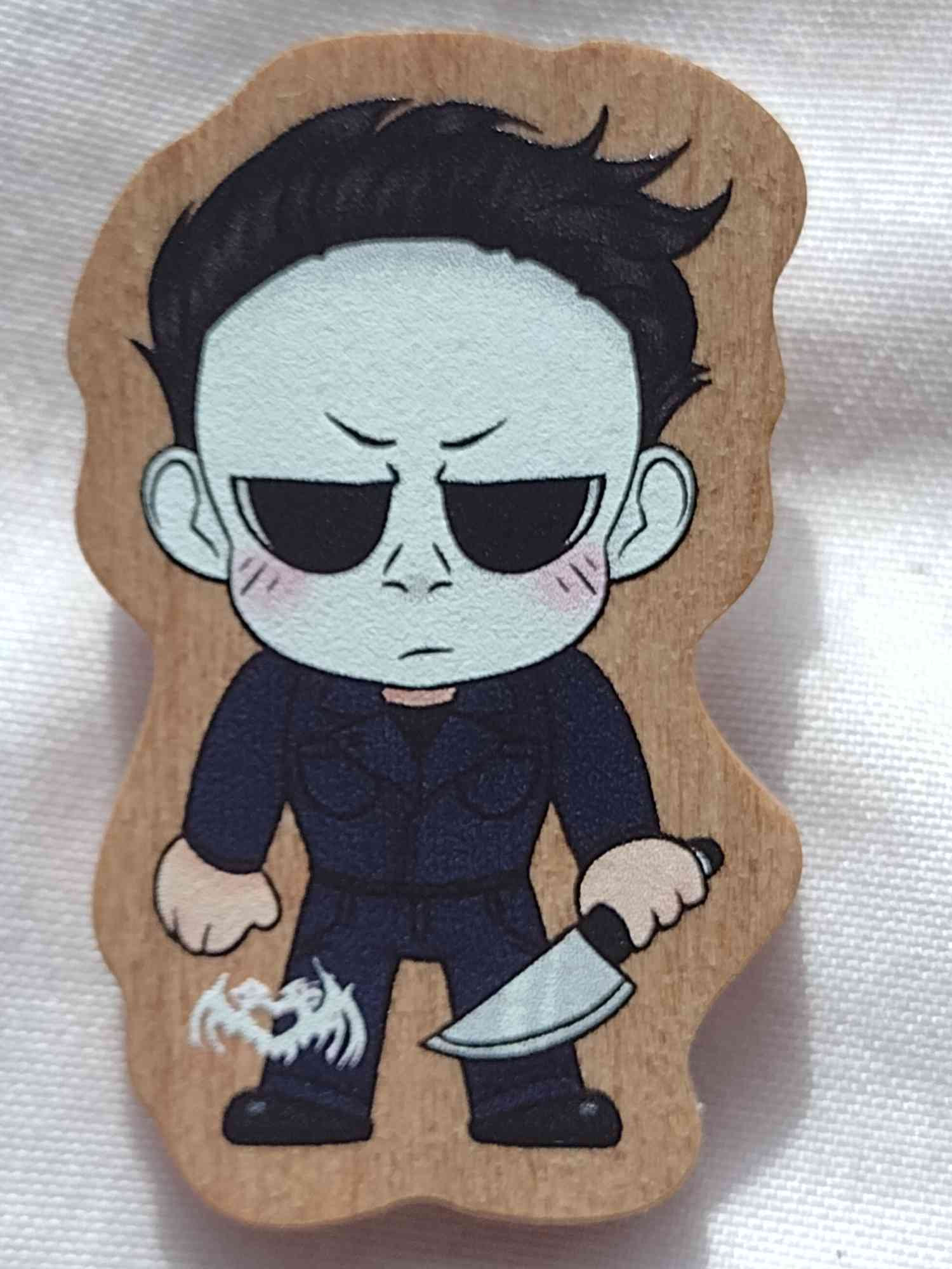 CUTIE KILLERS Chibi Slasher Wooden Pins - Etsy