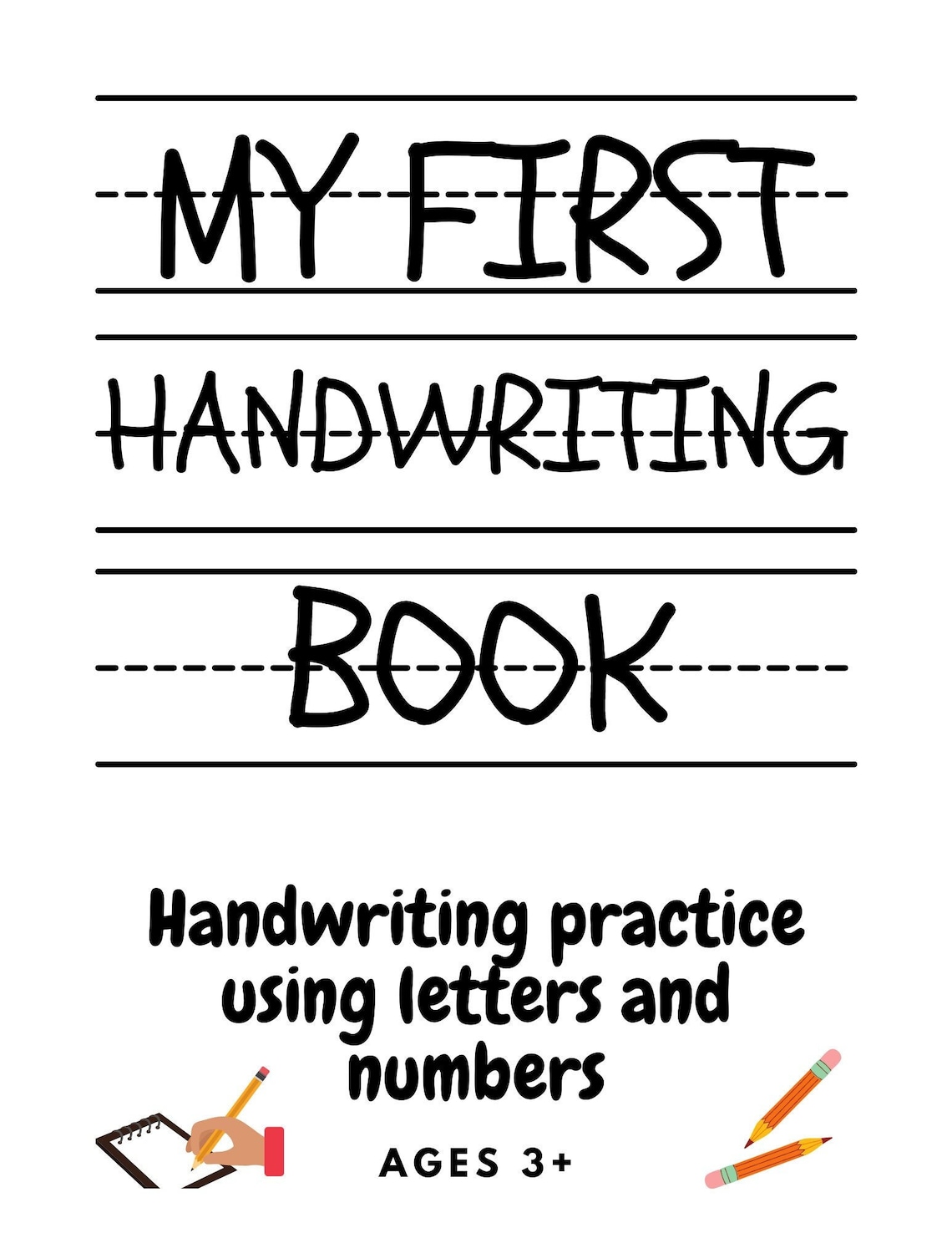 Printable Handwriting Practice Workbook - Etsy