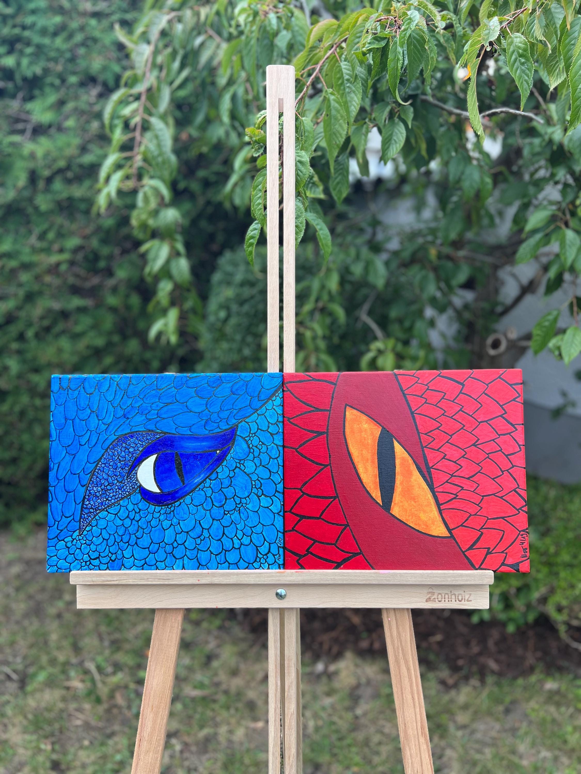 Acrylic Painting DRAGON EYES Dragon Eye Eragon Book Covers Martin ...