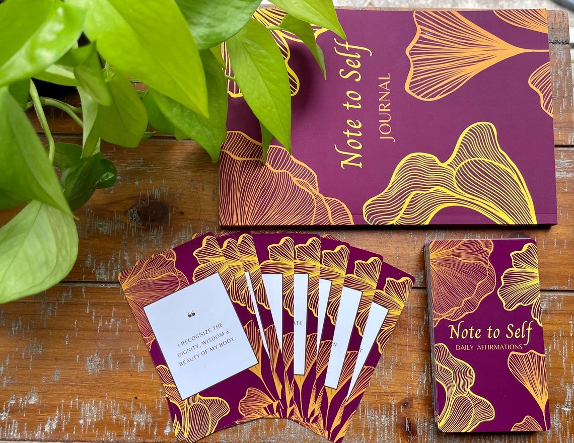 NOTE TO SELF Affirmation Cards - Etsy