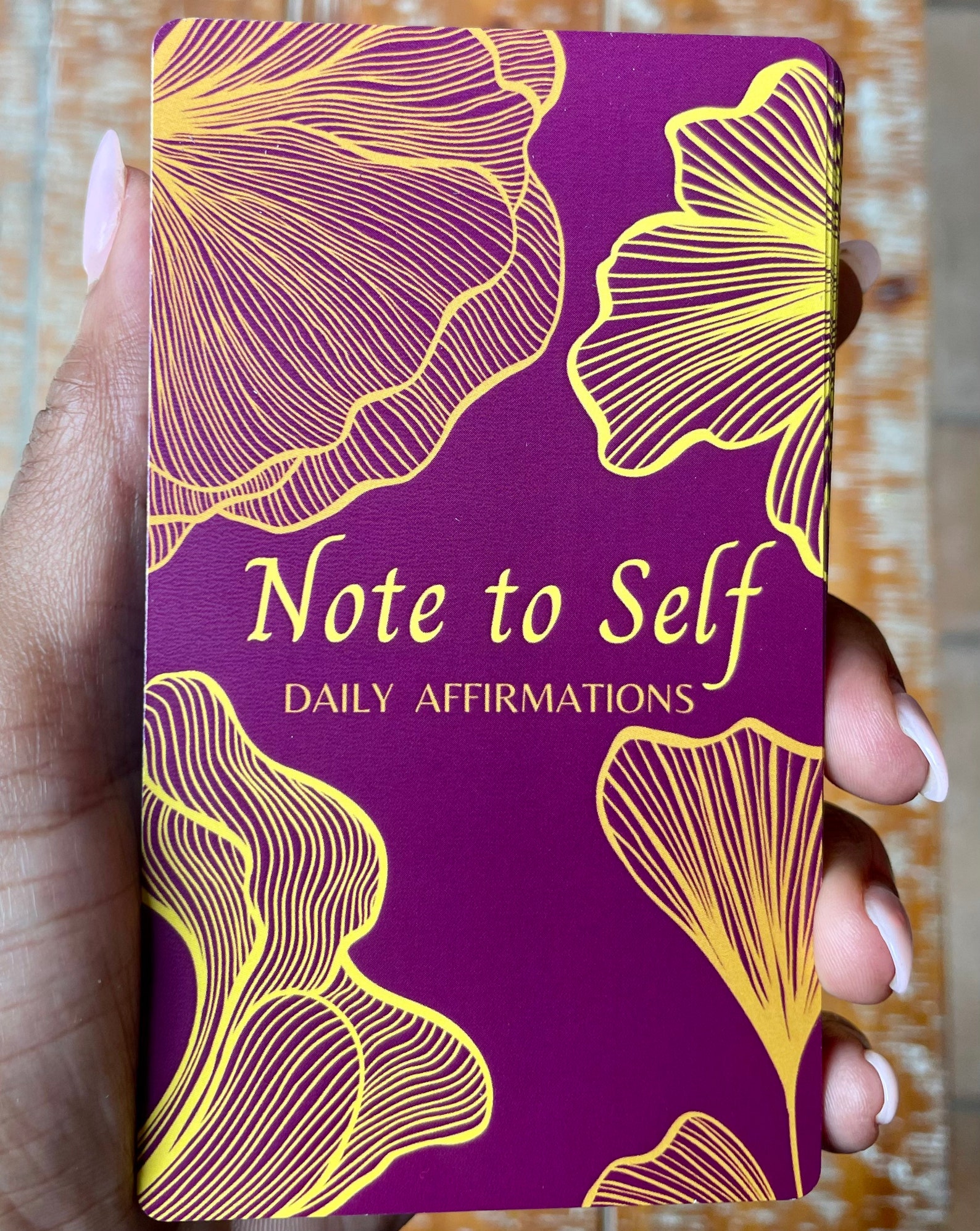 NOTE TO SELF Affirmation Cards - Etsy