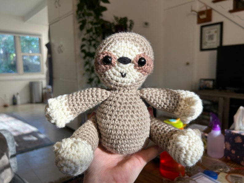 Sloth Crochet Pattern BEGINNER FRIENDLY - Etsy