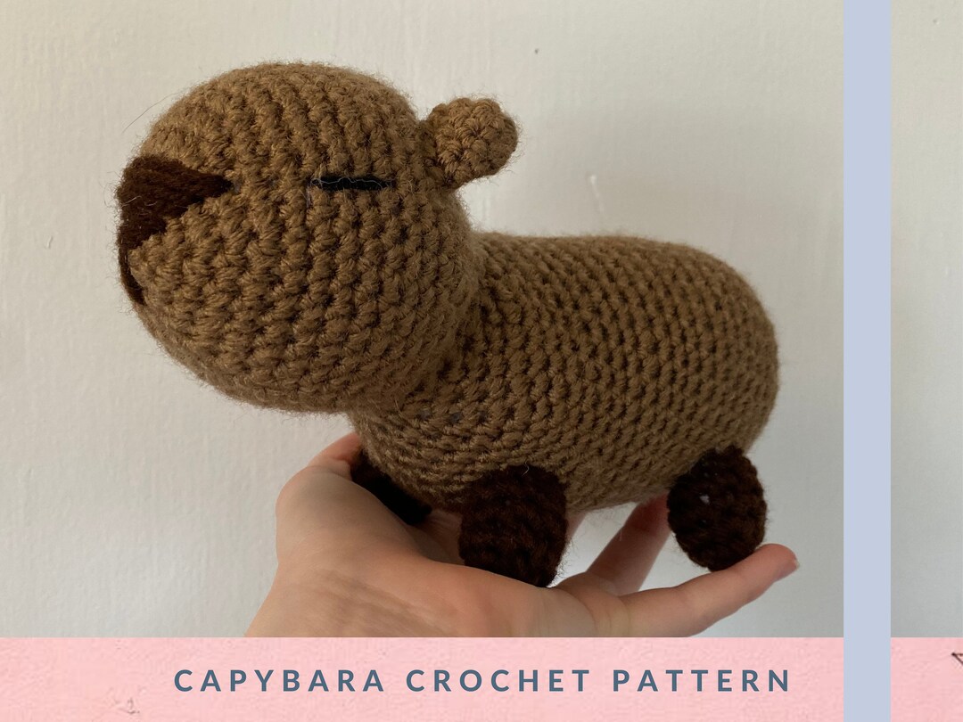 Crochet Capybara Pattern - Etsy