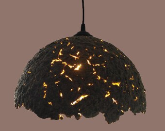 Paper Mache Pendant - Etsy