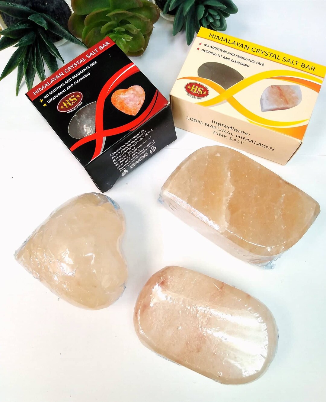 Himalayan Salt Deodorant, Crystal Salt Deo Stick, Natural Mineral Stone ...