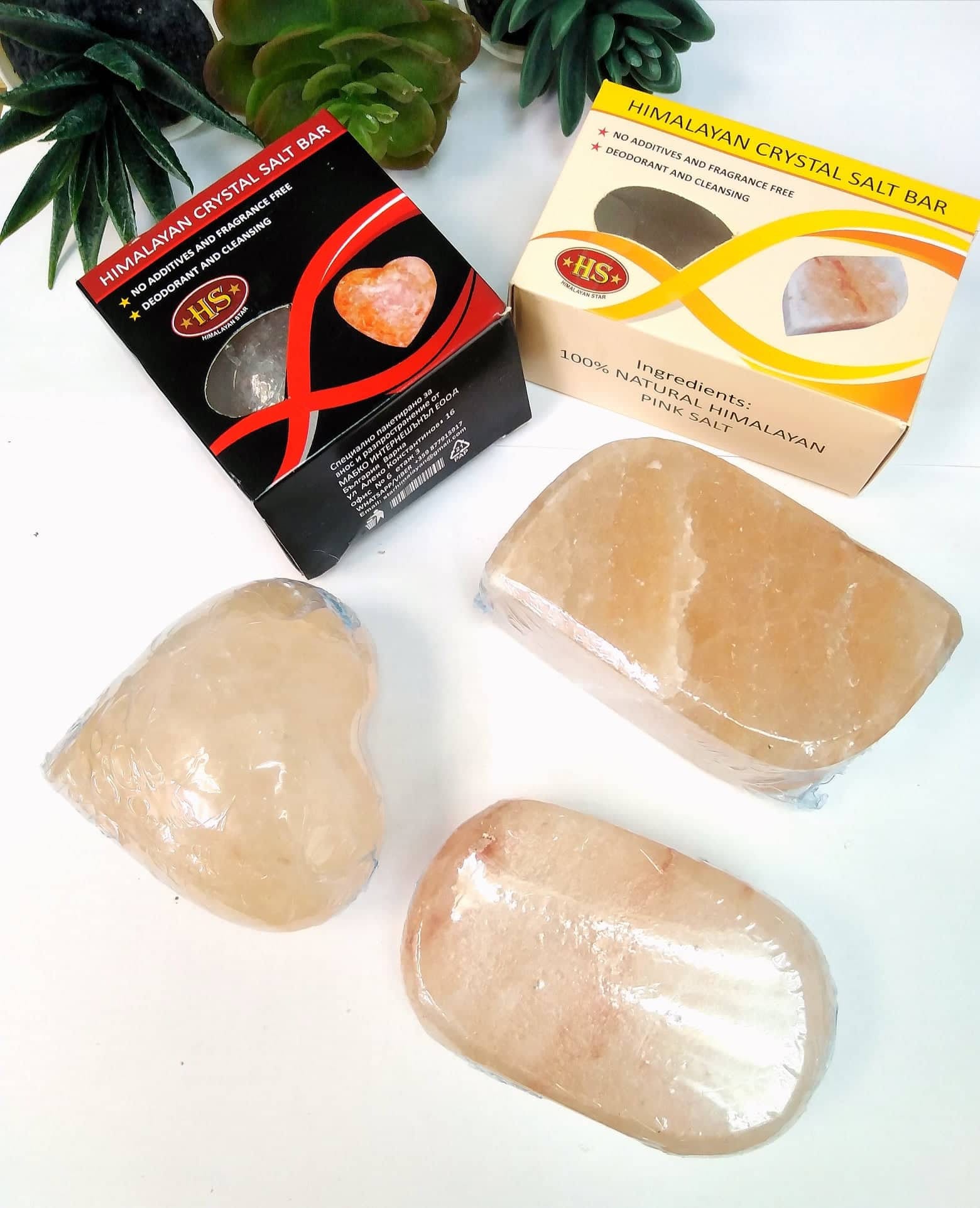 Himalayan Salt Deodorant, Crystal Salt Deo Stick, Natural Mineral Stone ...